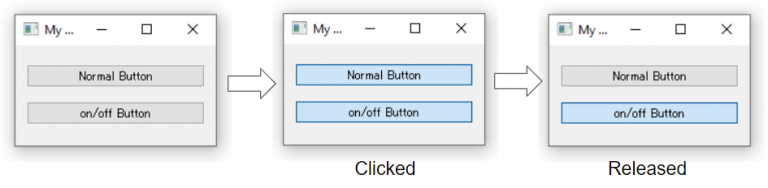 How To Create On/Off Button In PySide | Nakoblog