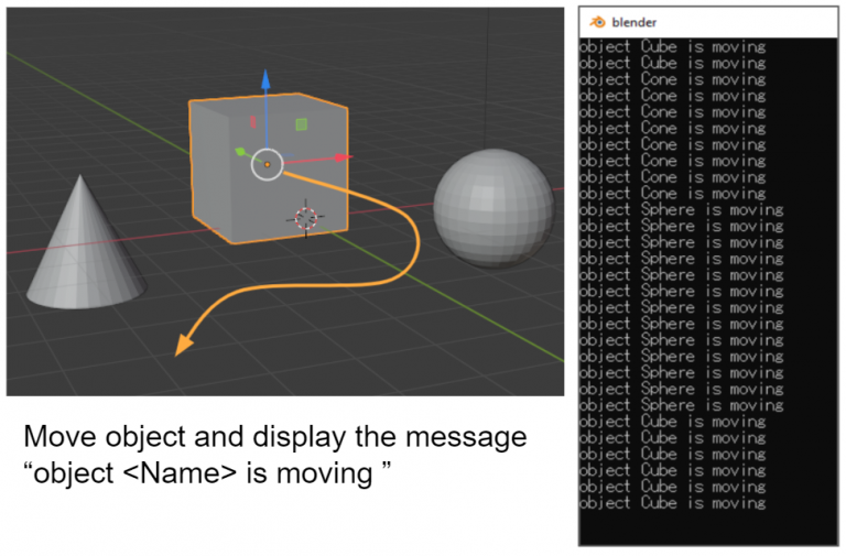 How To Detect Object Moving In Blender Addon. | Nakoblog
